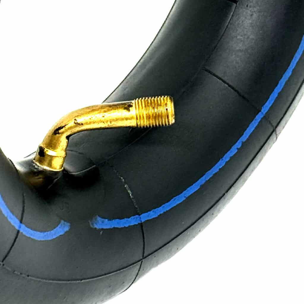 8 inches Tube (200x50) with 90º outwards valve nozzle - Jerung Wheels